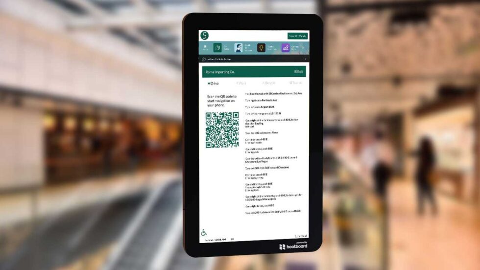 Custom Wayfinding with Interactive Digital Signs - HootBoard